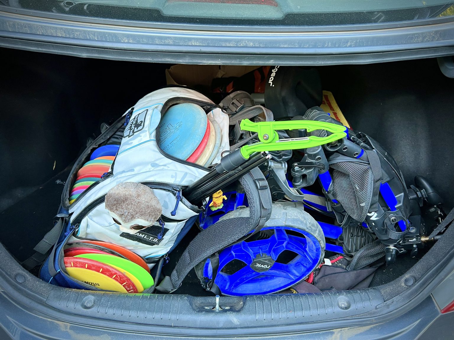 Rovic RV1D disc golf cart review - Sacramento Disc Golf