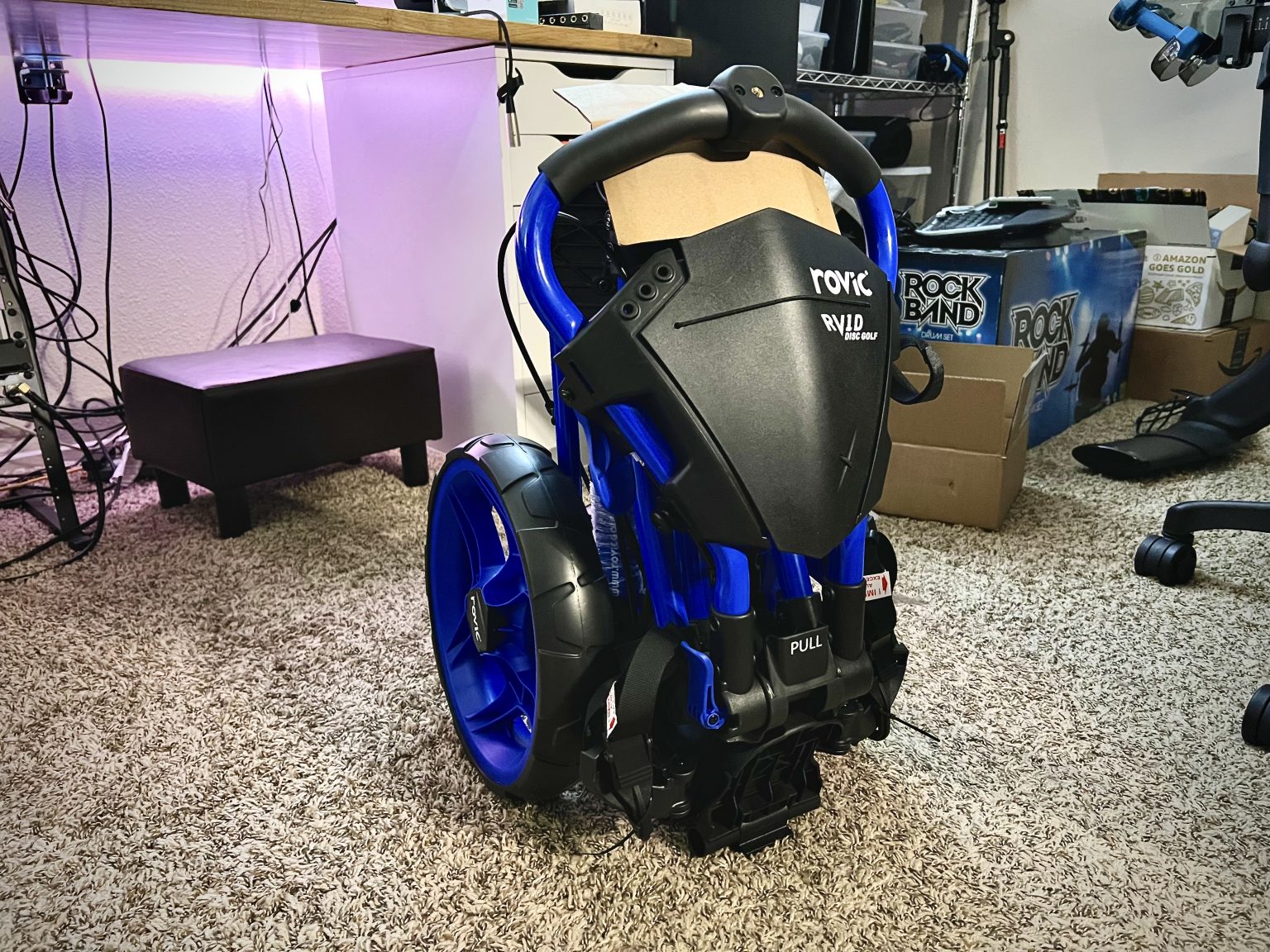 Rovic RV1D disc golf cart review - Sacramento Disc Golf