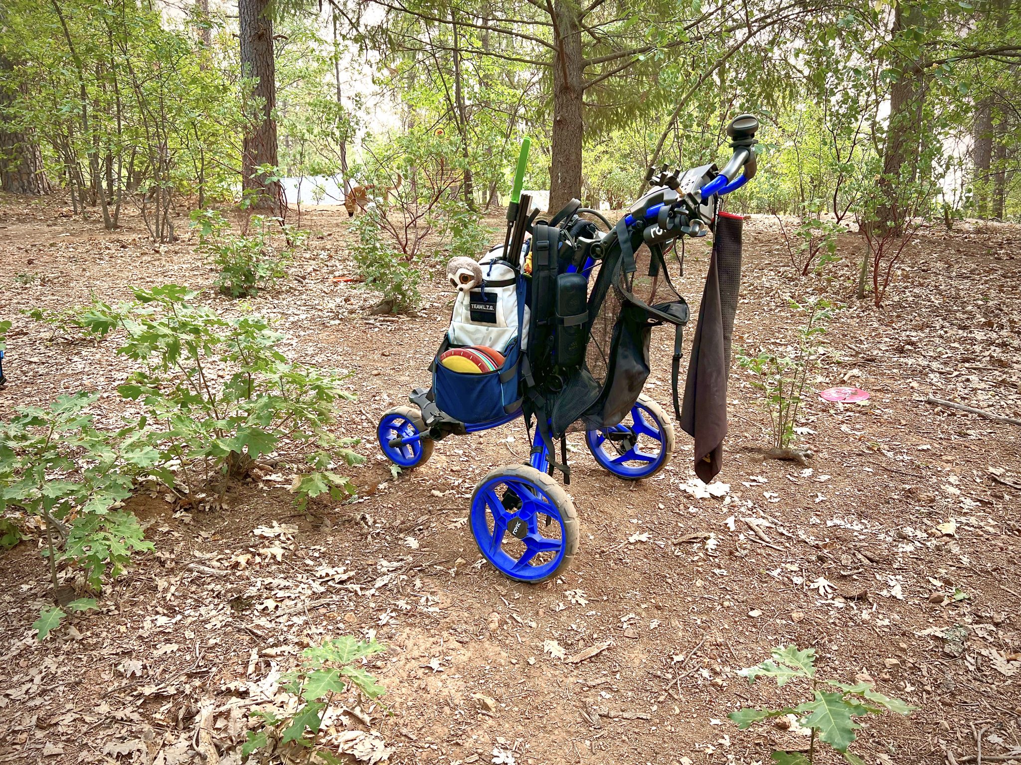 Rovic RV1D disc golf cart review - Sacramento Disc Golf
